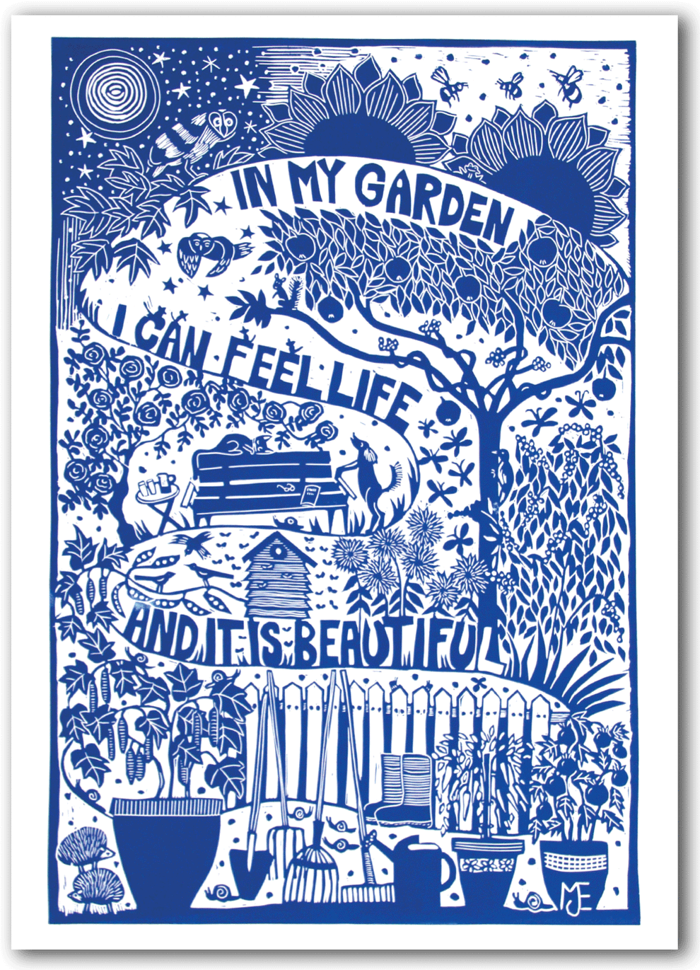 NC429 In My Garden - Mariann Johansen-Ellis – Nico Cards
